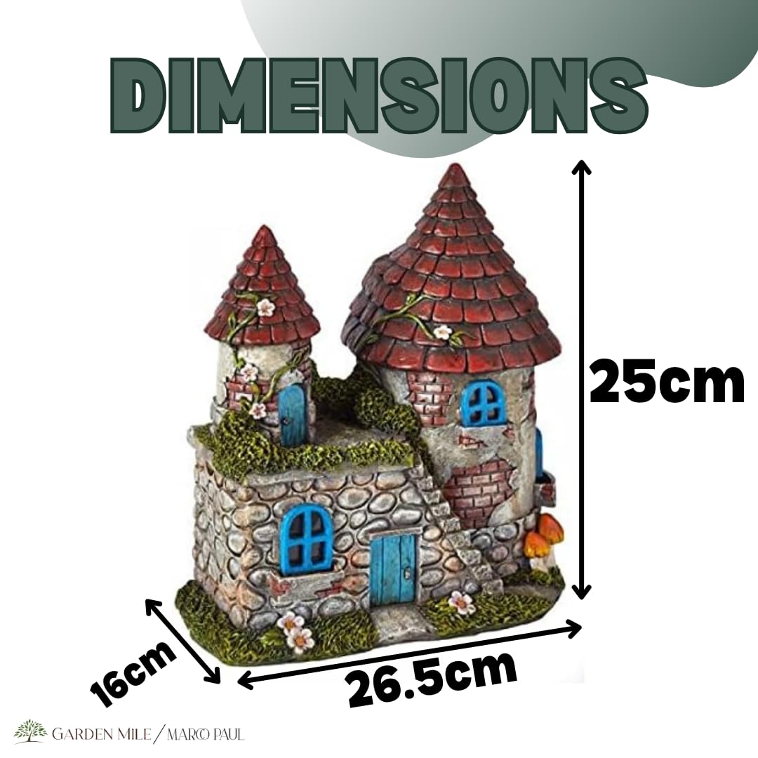 Solar Powered Fairy House Fairy Garden Super Multi Set Fairy Gardens