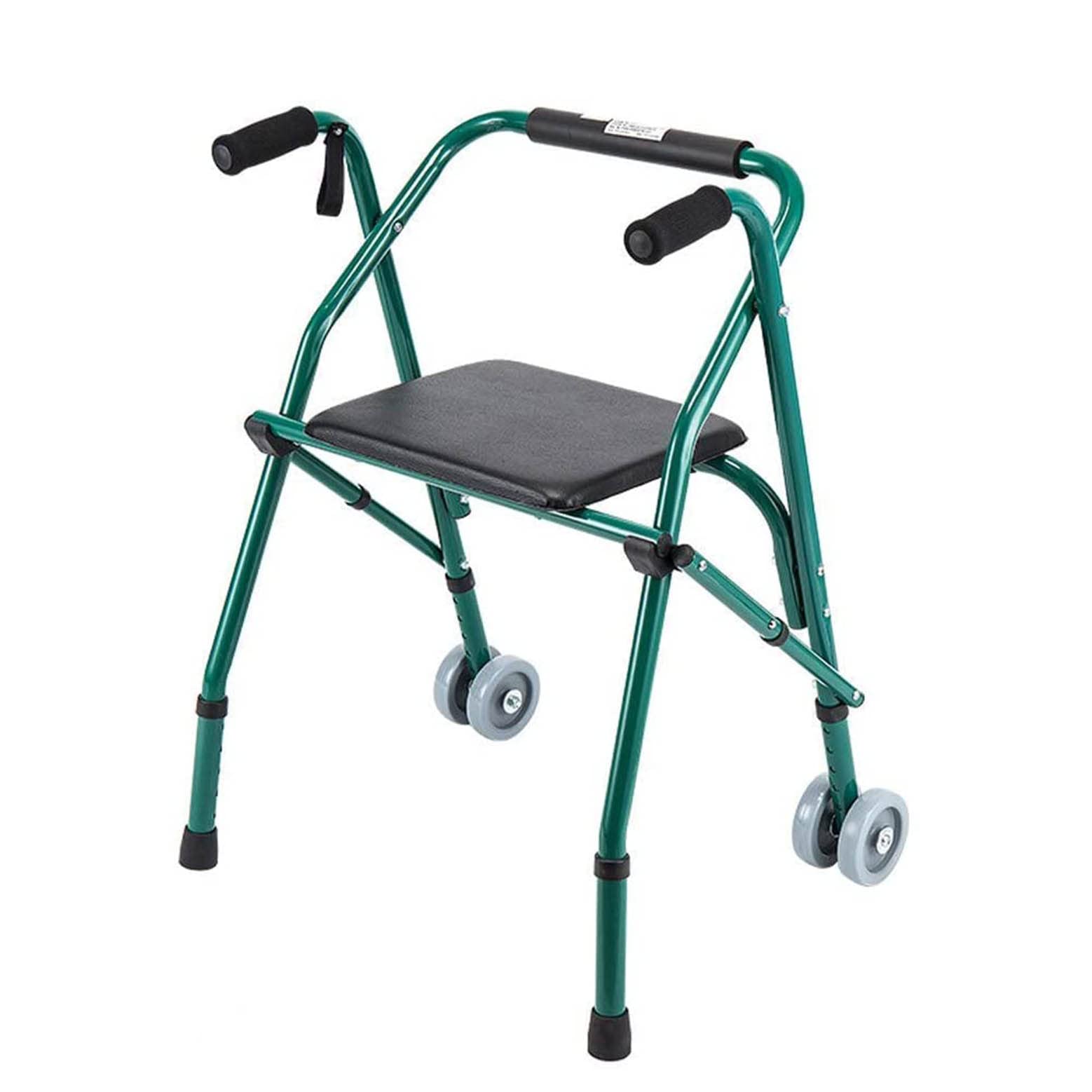 Buy hanzeni Rollator Walker, Standard Walking Frames Walking Aids ...