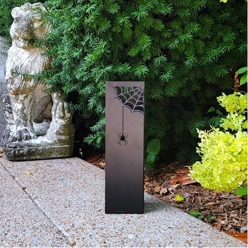 Amazon.com: Spider Web Garden Column - Halloween Home Decor - Handmade ...
