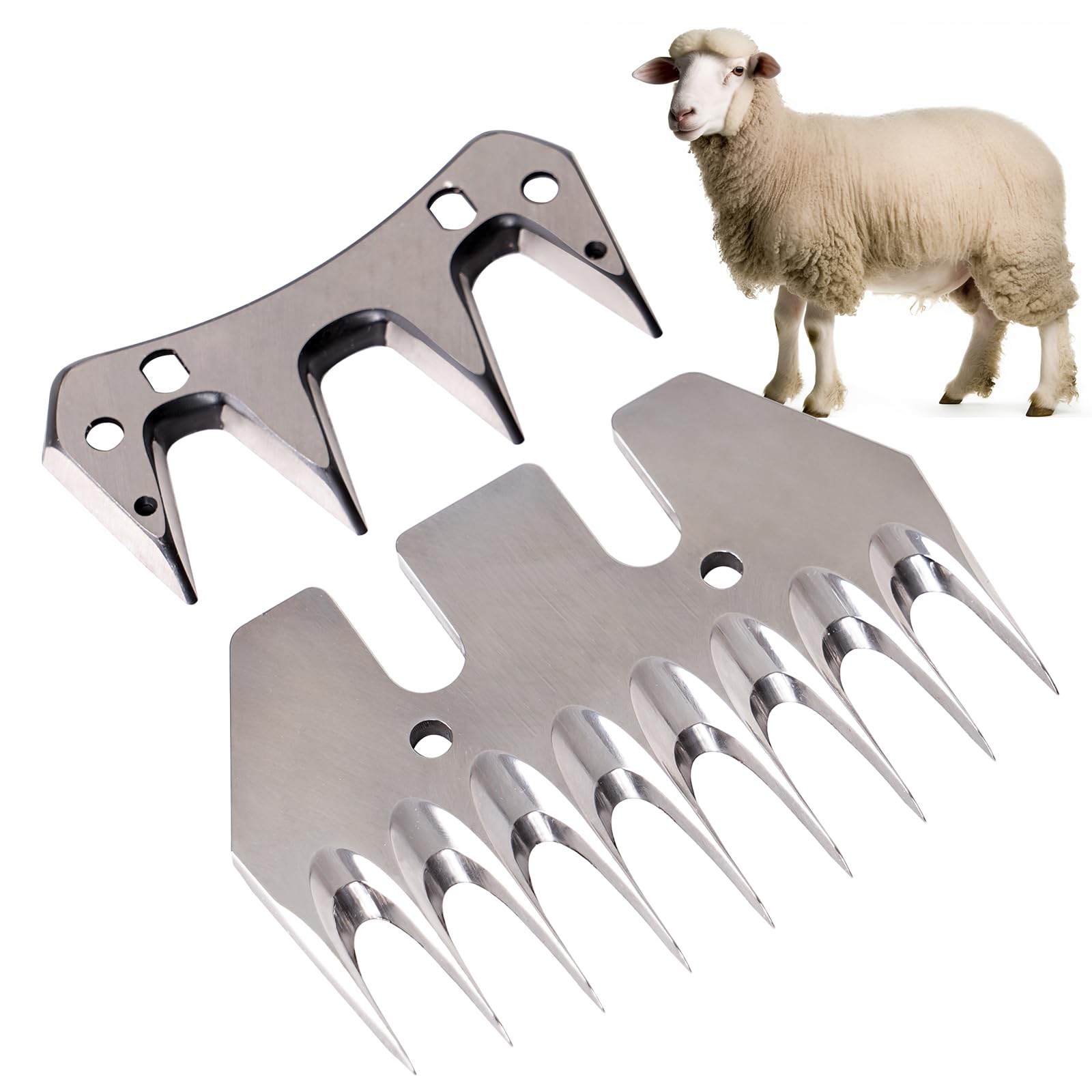 Goat Clipping Blades Electric Sheep Wool Clippers Blades Carbon Steel