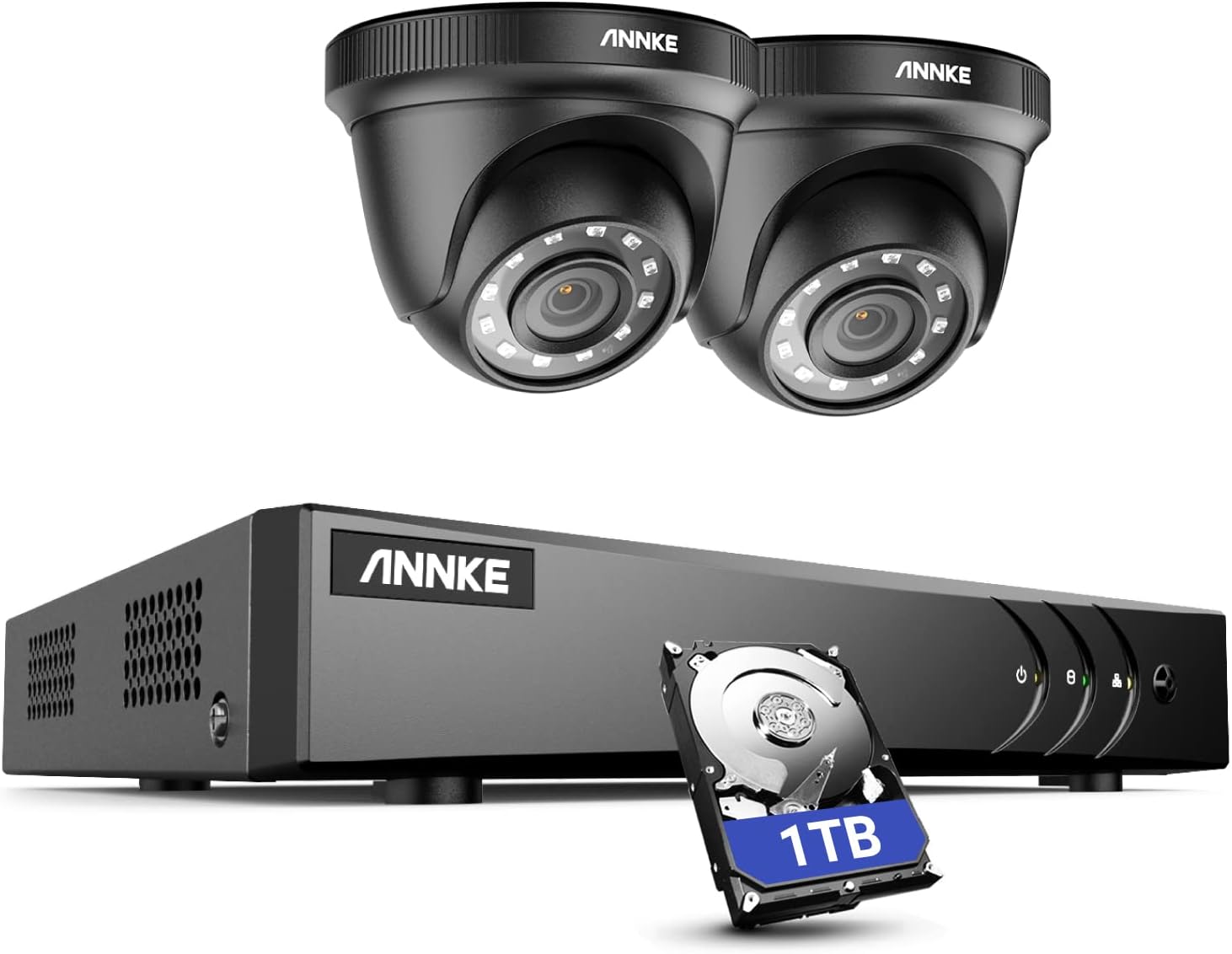 Amazon.com : ANNKE 2MP Wired Security Camera System Bundle, 8CH 5MP ...