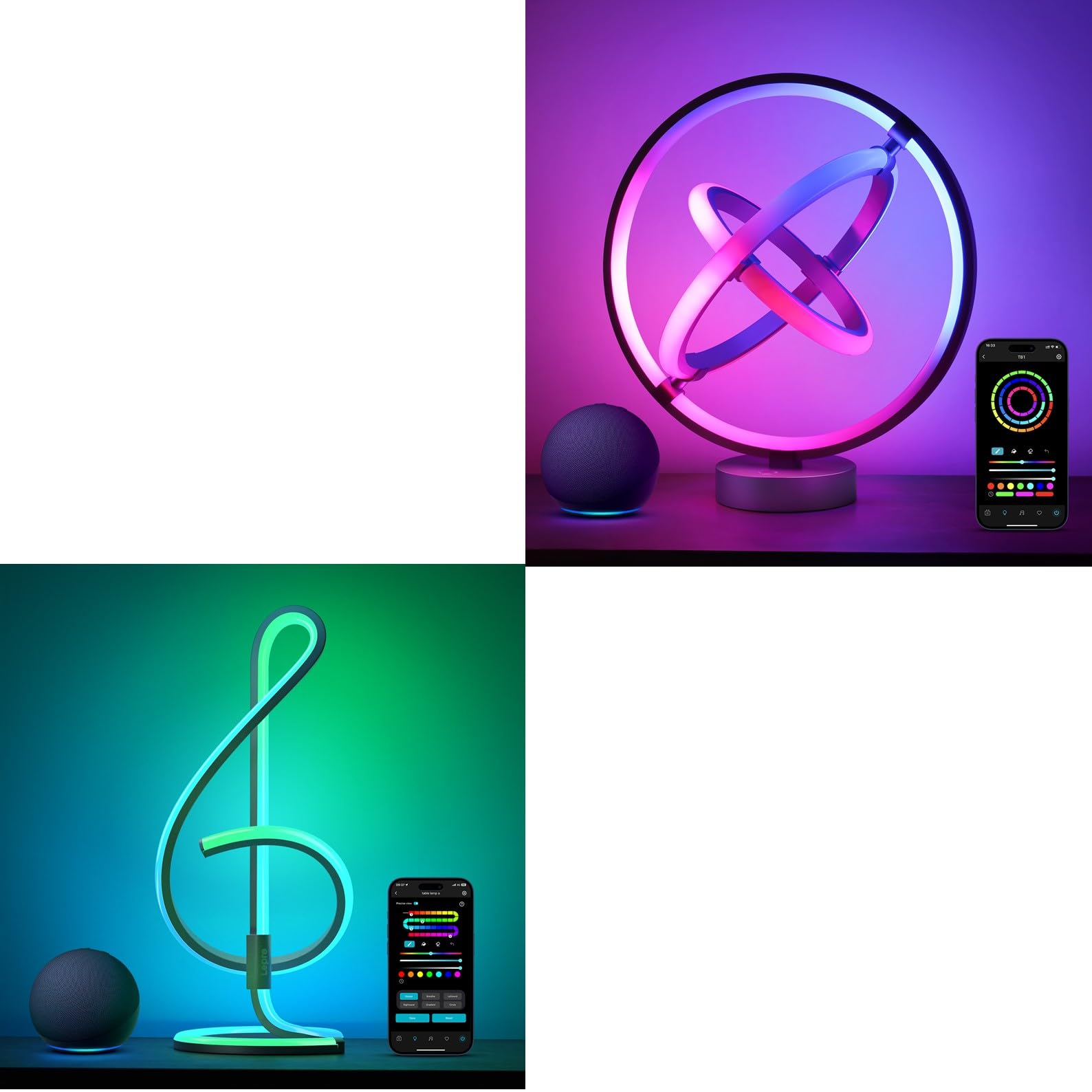 Lepro Bundle - TB1 AI Smart Lamp & TB2 AI Smart Lamp - Amazon.com