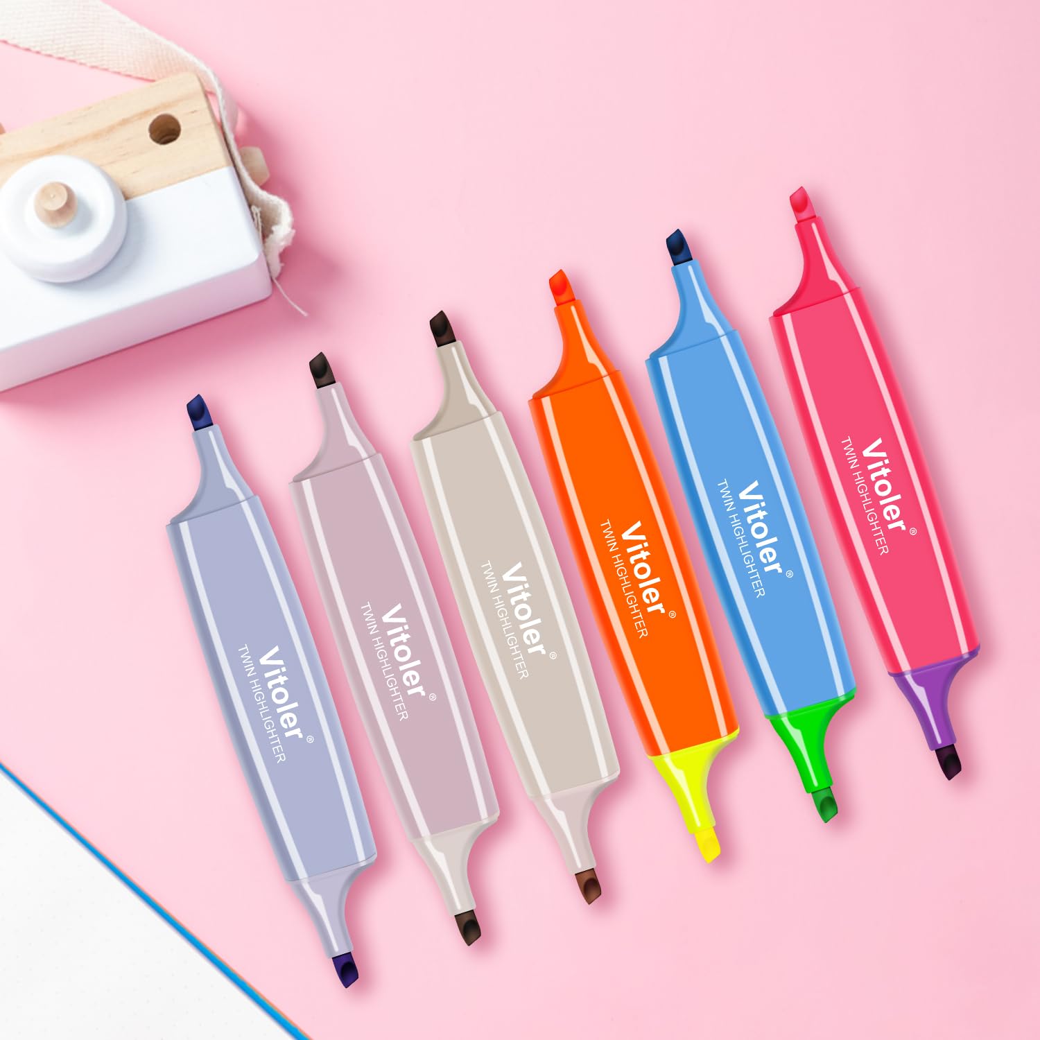 Snapklik.com : 6 Pcs Highlighters Aesthetic Bible Highlighters,12 ...