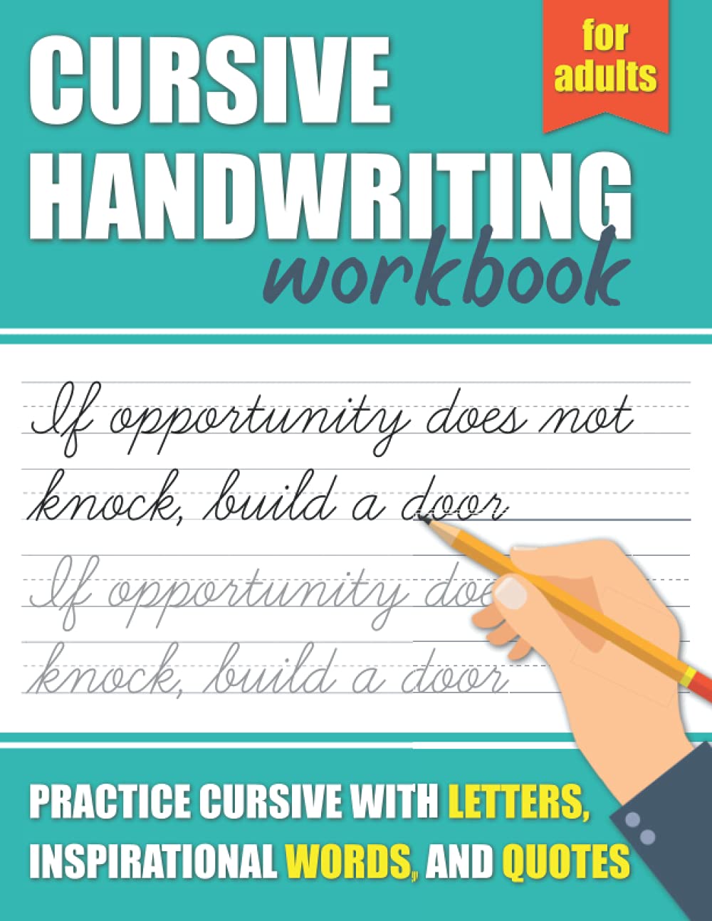 Buy Handwriting Workbook for Adults - Cursive Alphabet: Calligraphy ...