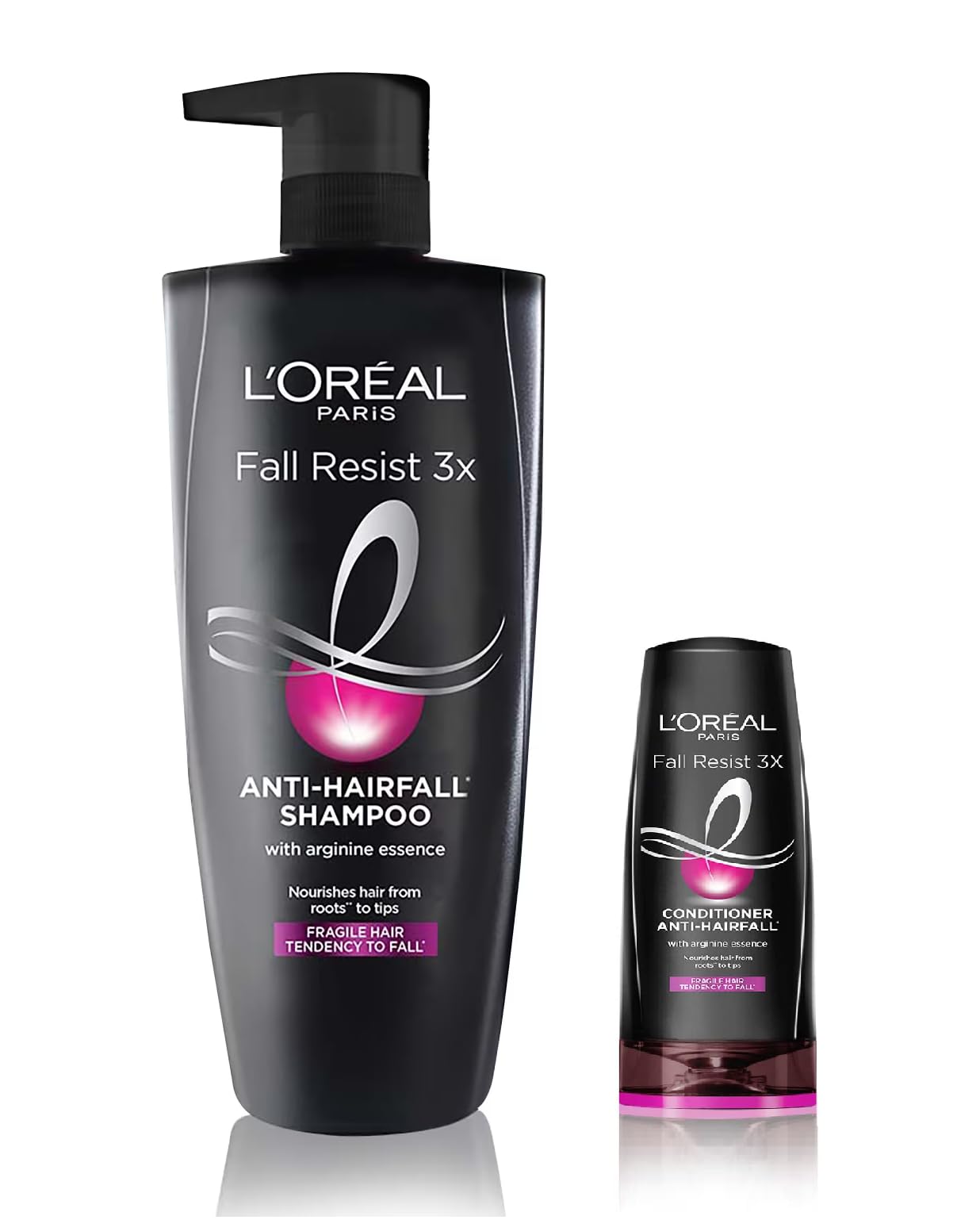L Oréal Paris Fall Repair Hair Care Shampoo 650ml + Conditioner 71.5ml ...