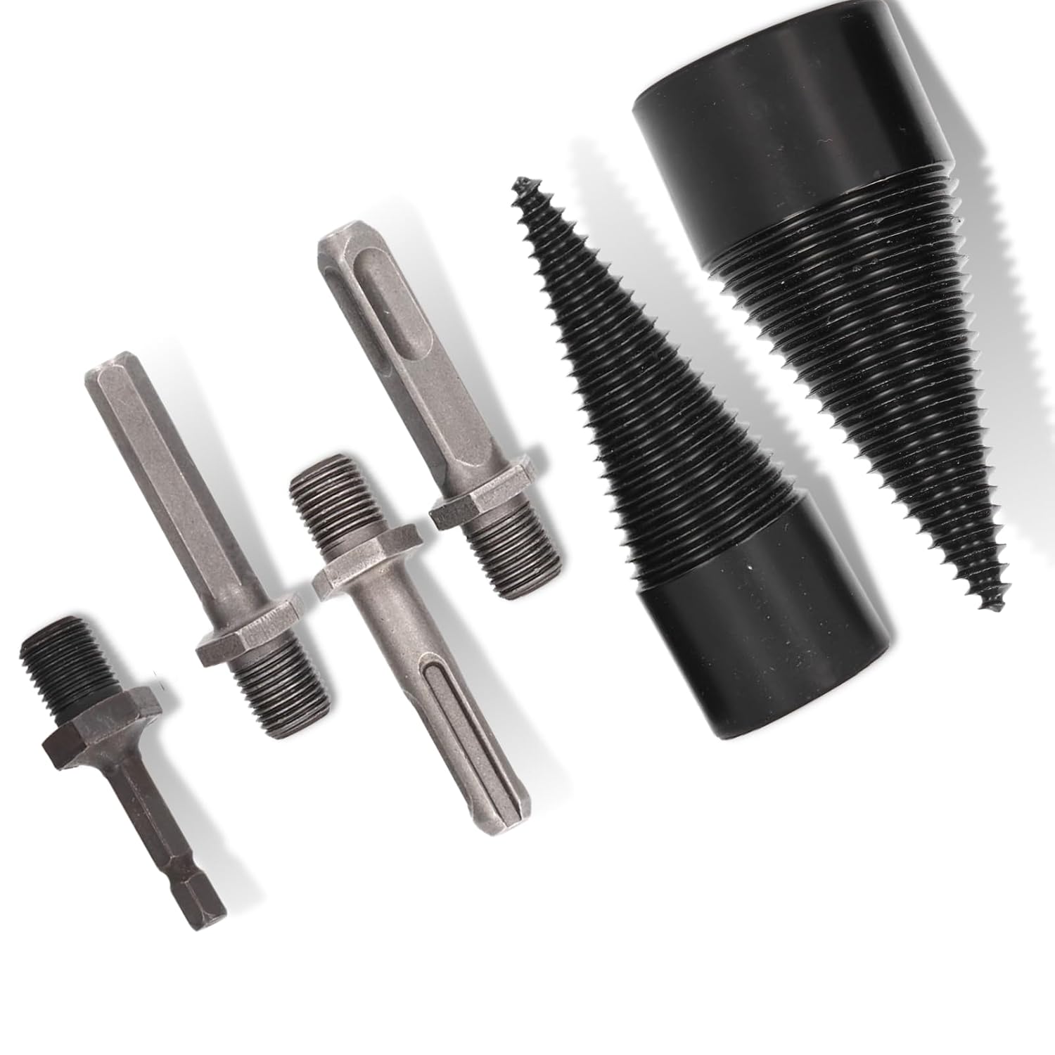 Log Splitter Drill Bit Wood Splitting Drill Bit Set, 6pcs 32mm 42mm ...