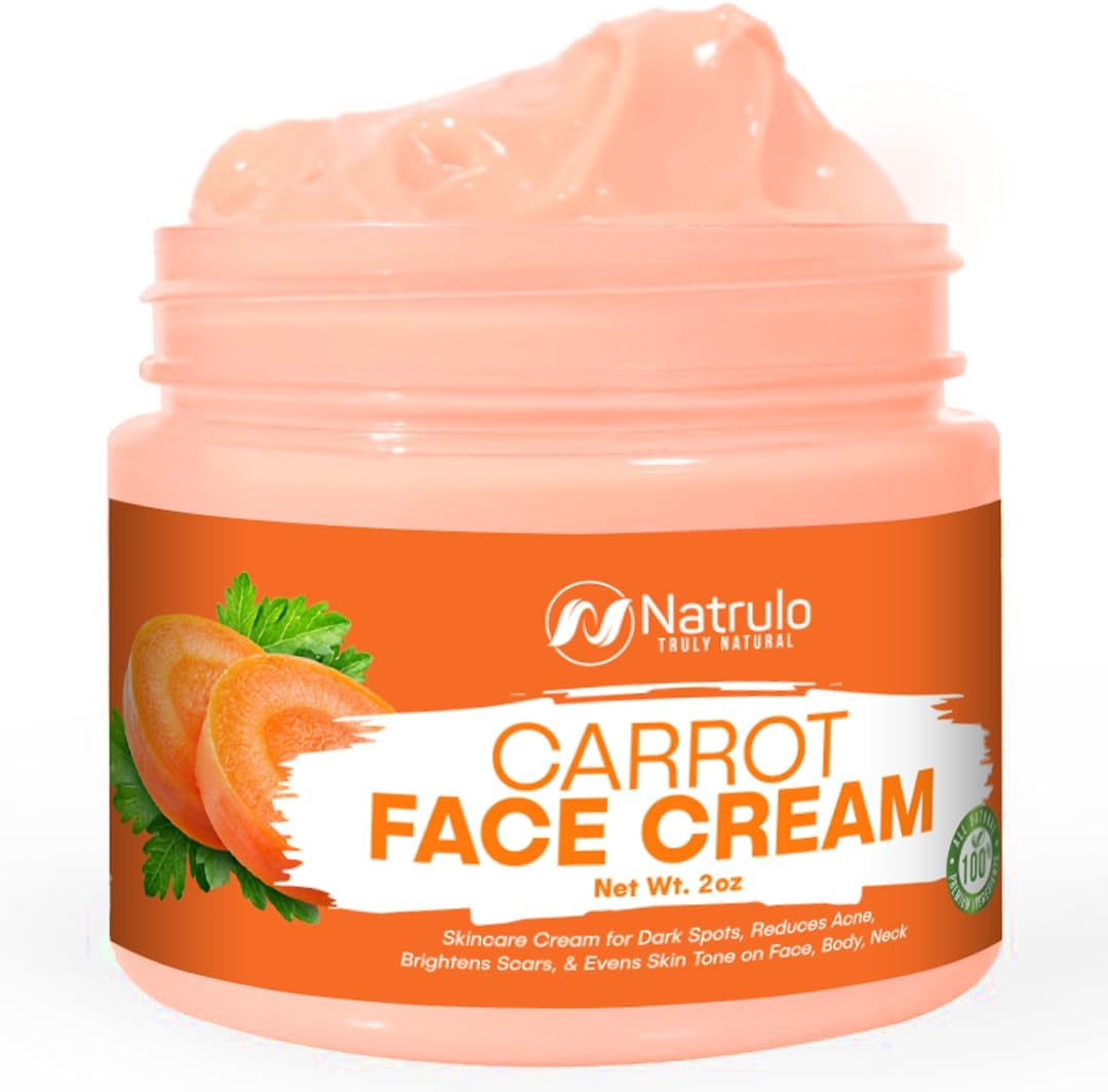 Amazon.com : Carrot Face Cream for Face & Body - All Natural Carrot ...