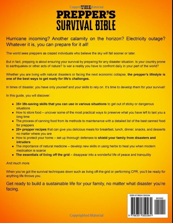 Snapklik.com : The Preppers Survival Bible: A Complete Guide To Long ...