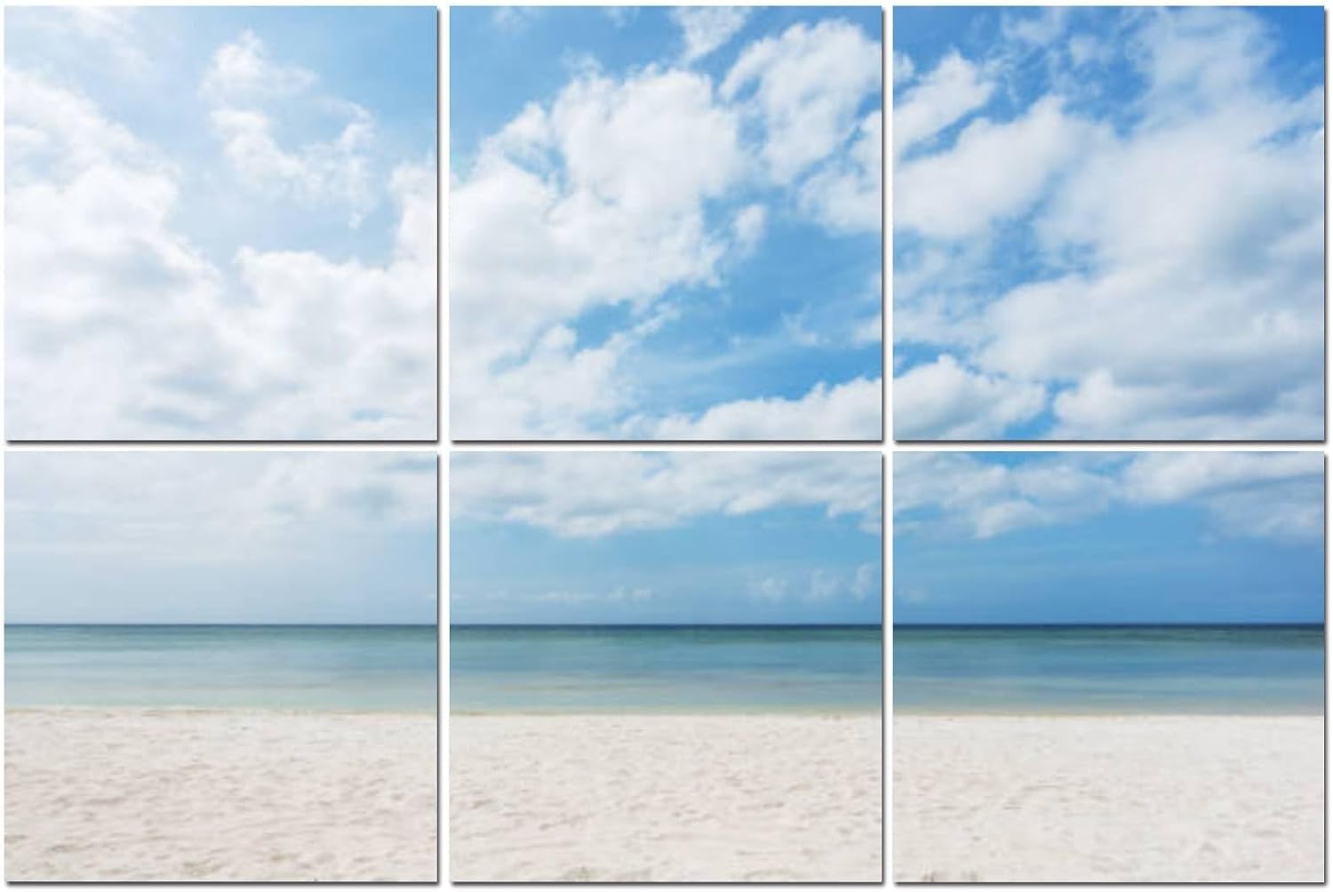 6 Pack Art Acoustic Panels Sandy Beach Clouds Sky Philippines | Ubuy