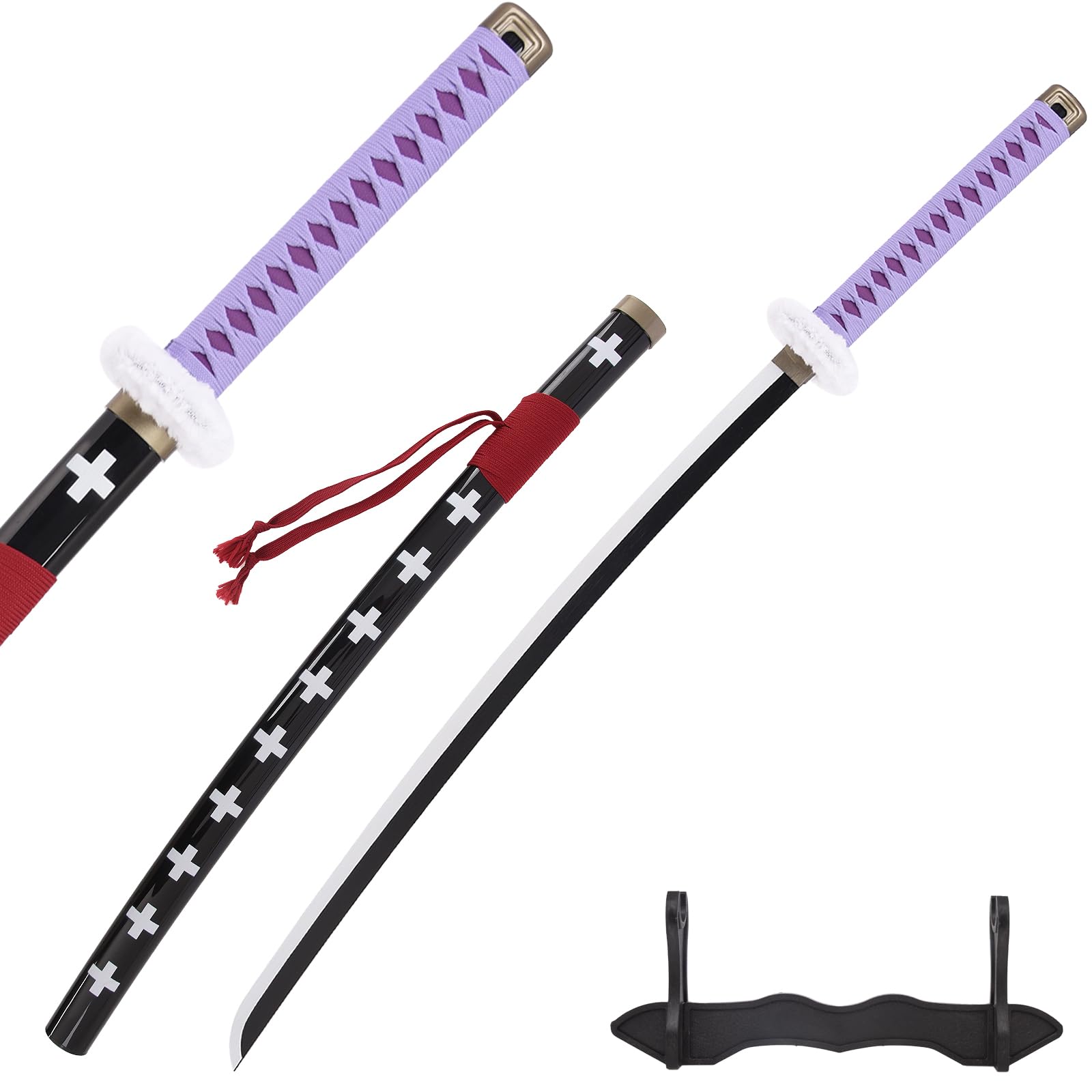 Amazon.com : jiuyu Trafalgar Law Sword,41inch Plastic Sword Not Sharp ...