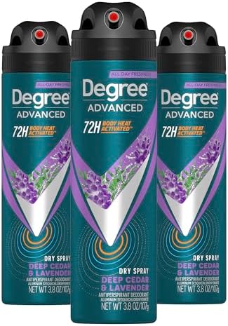 Amazon.com : Degree Men Advanced Antiperspirant Deodorant Dry Spray ...