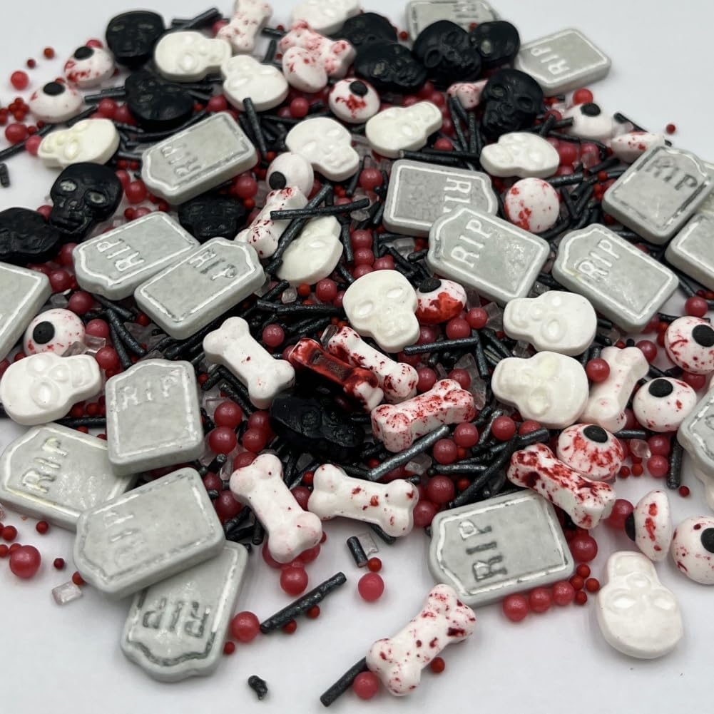 Amazon.com: 1 Bottle Edible Halloween Sprinkles Candy Eyes Eyeballs ...