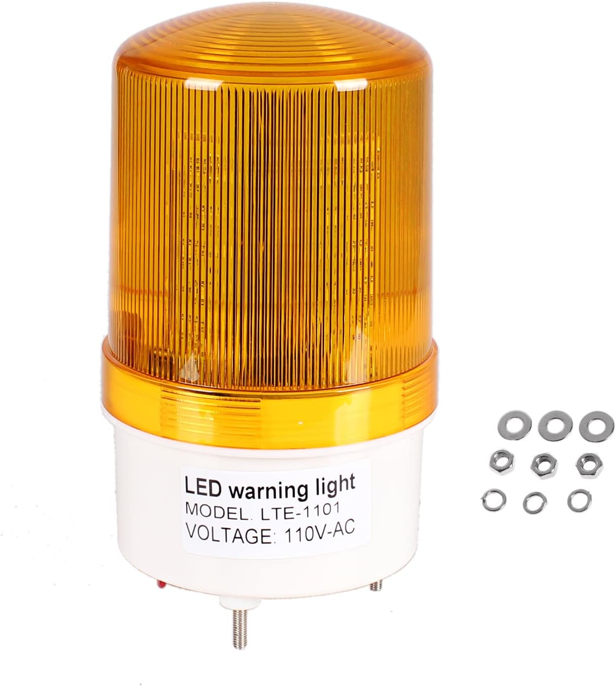 Amazon.com: 90 to 250V AC Wide Voltage 110V Rotating Strobe Beacon ...
