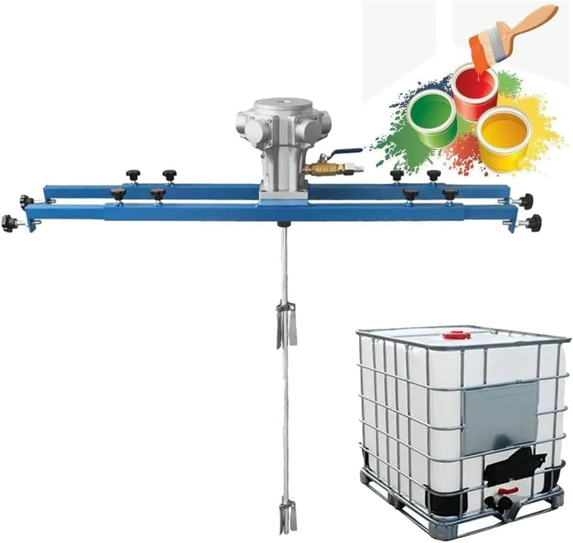 Amazon.com: MINGHANGK IBC Air Agitator, Pneumatic Mixer, Paint Stirring ...