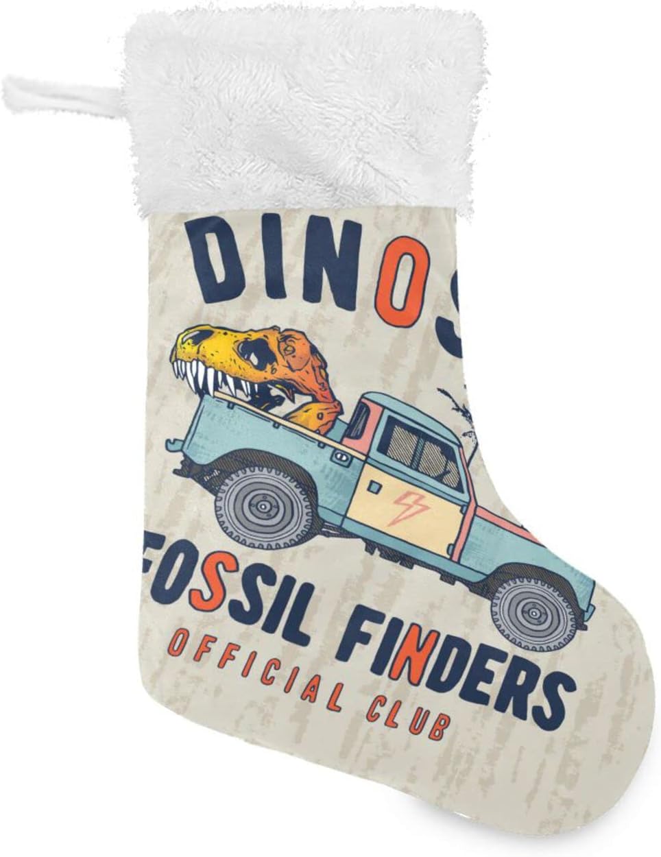 Amazon.com: Dinosaur Skull Truck Christmas Stockings Large Xmas ...