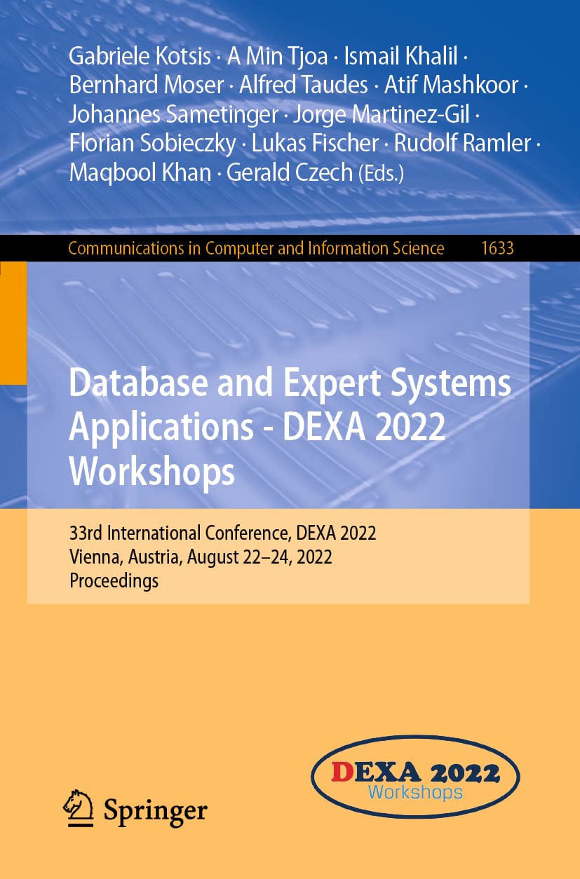 Amazon.com: Database and Expert Systems Applications - DEXA 2022 ...