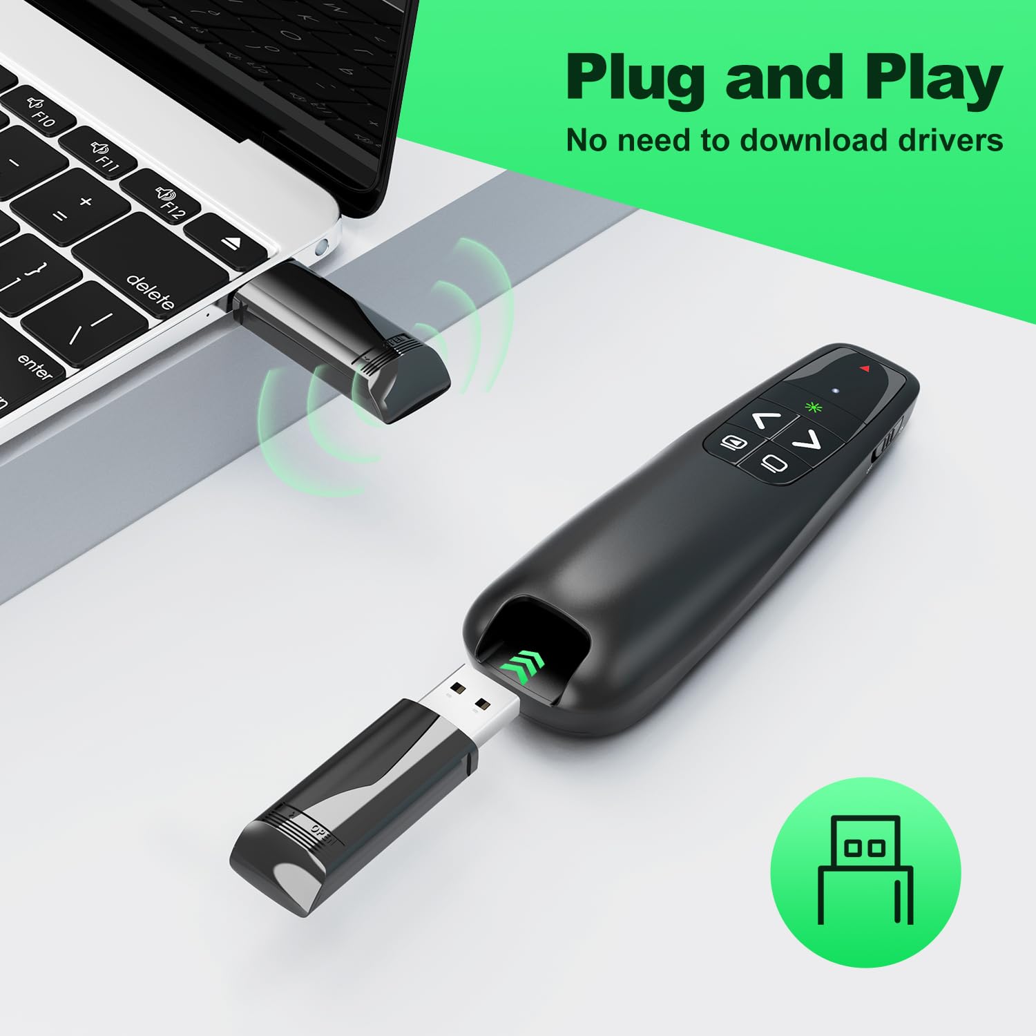 Snapklik.com : Wireless Presentation Clicker PowerPoint Presenter ...