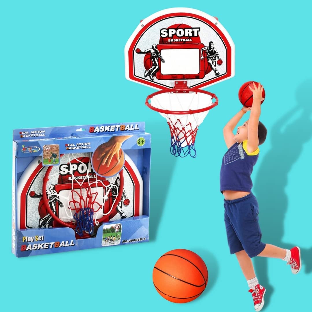 Buy Planet Of Toys Basketball For Kids Wall Hanging Basket Ball Set buy-planet-of-toys-basketball-for-kids-wall-hanging-basket-ball-set