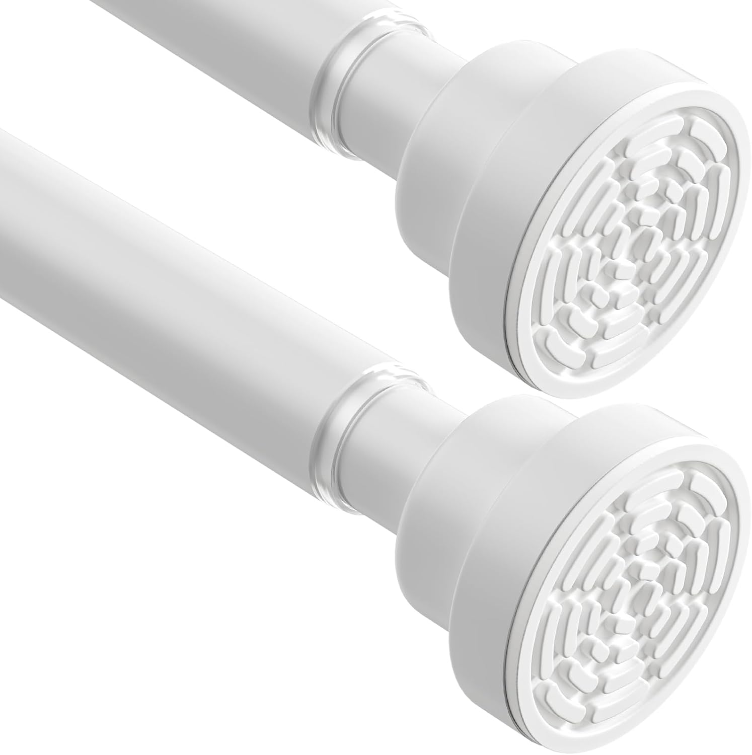 Amazon.com: Tension Curtain Rod 30 To 76 Inch White Tension Rods ...