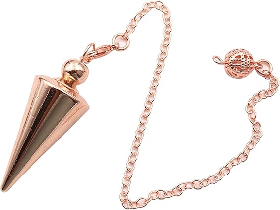 Amazon.com: Copper Metal Spiritual Point Pendulum, Divination Dower ...