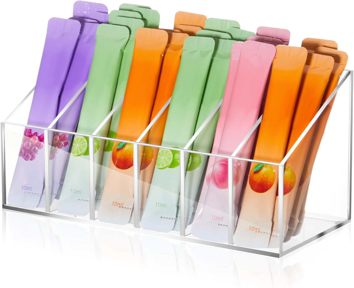 Amazon.com | Chunful Acrylic Drink Packet Organizer, Water Drink Holder ...
