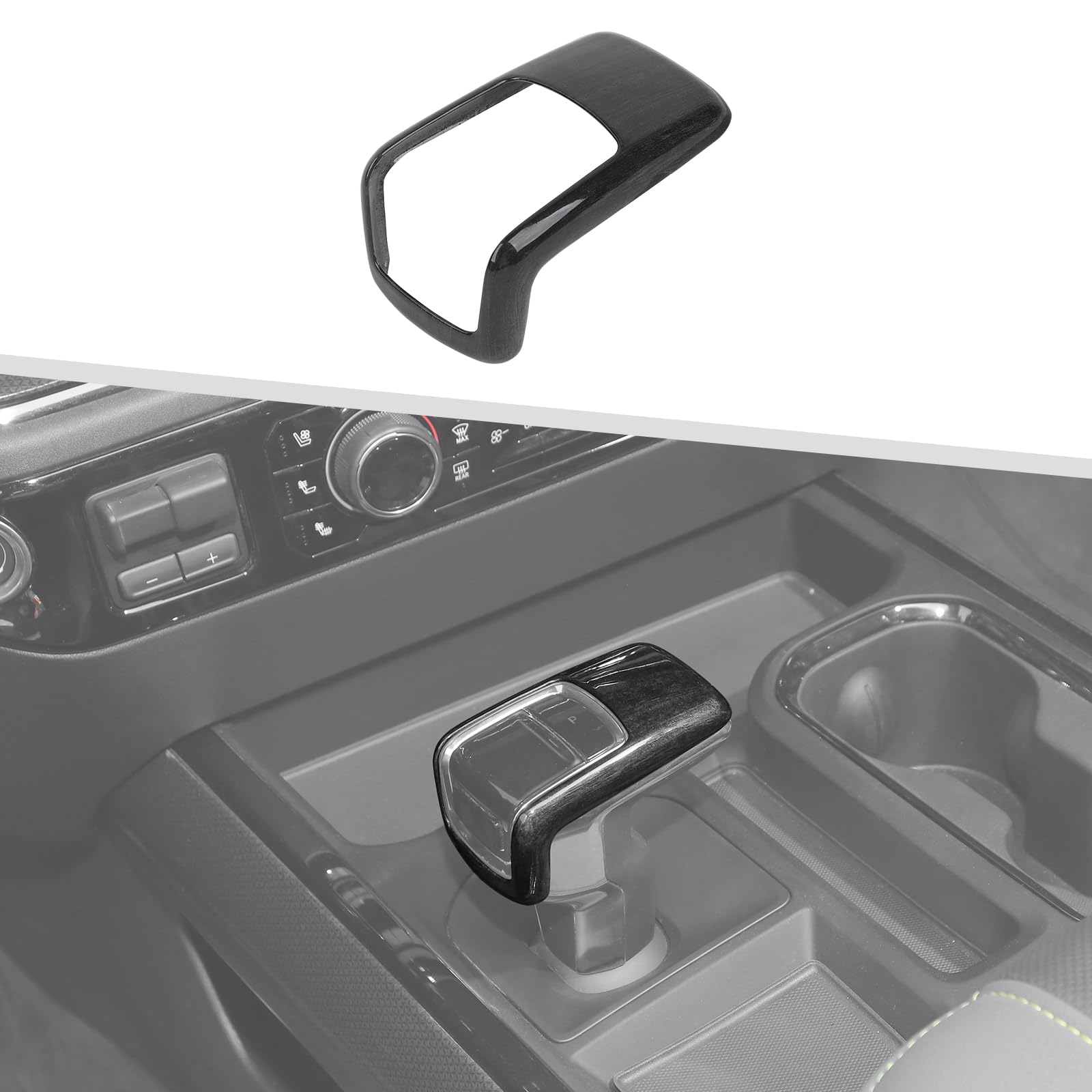 Amazon.com: Jimen for Silverado Shift Knob Cover, Auto Gear Shifter ...