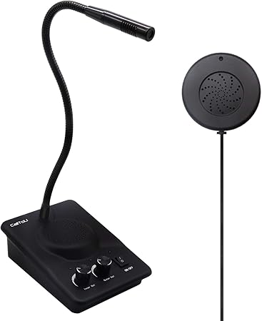 Dual Way Window Intercom System Anti-Interference Window Glass Speaker ...