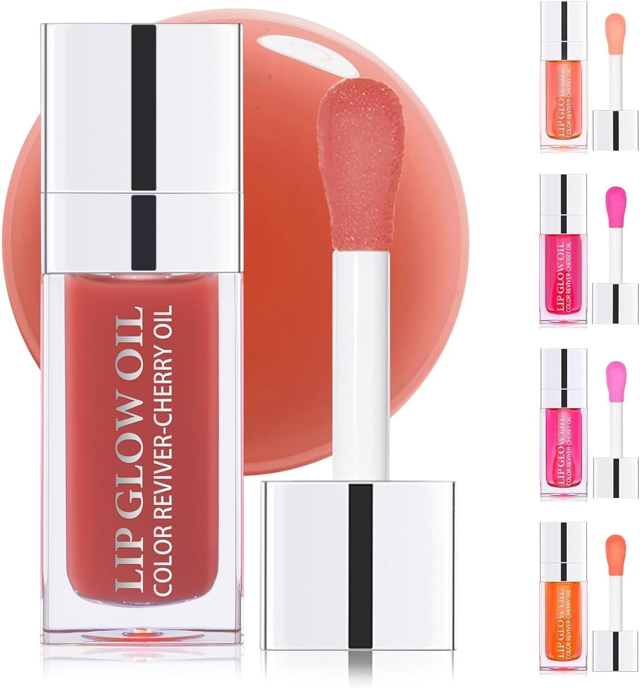 Amazon.com: 6ml Hydrating Lip Glow Oil, Transparent Plumping Lip Gloss ...
