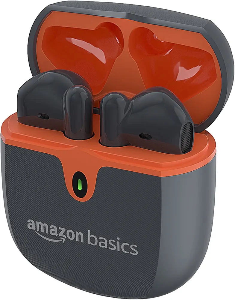 AmazonBasics True Wireless in-Ear Earbuds with Mic, Touch Control, IPX5 ...