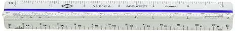 Amazon.com: ALVIN 610A Metric Engineer Triangle Scale, Multipurpose ...
