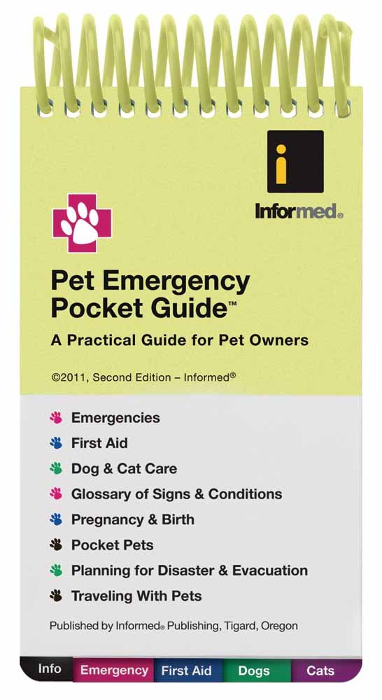 Pet Emergency Pocket Guide: Informed: 9781890495466: Amazon.com: Books