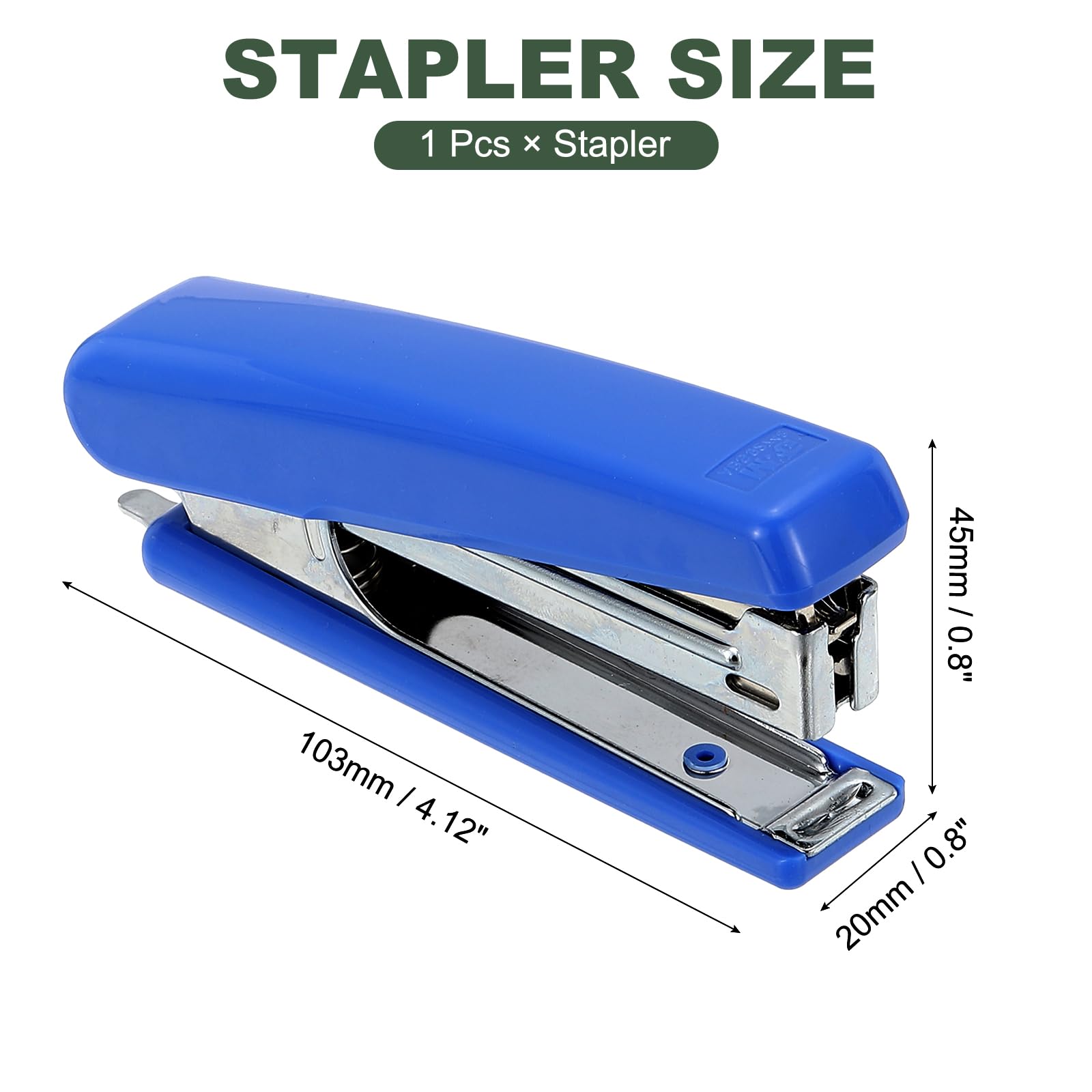 PATIKIL M&G Desktop Stapler, 15 Sheet Capacity Office Stapler Staple ...