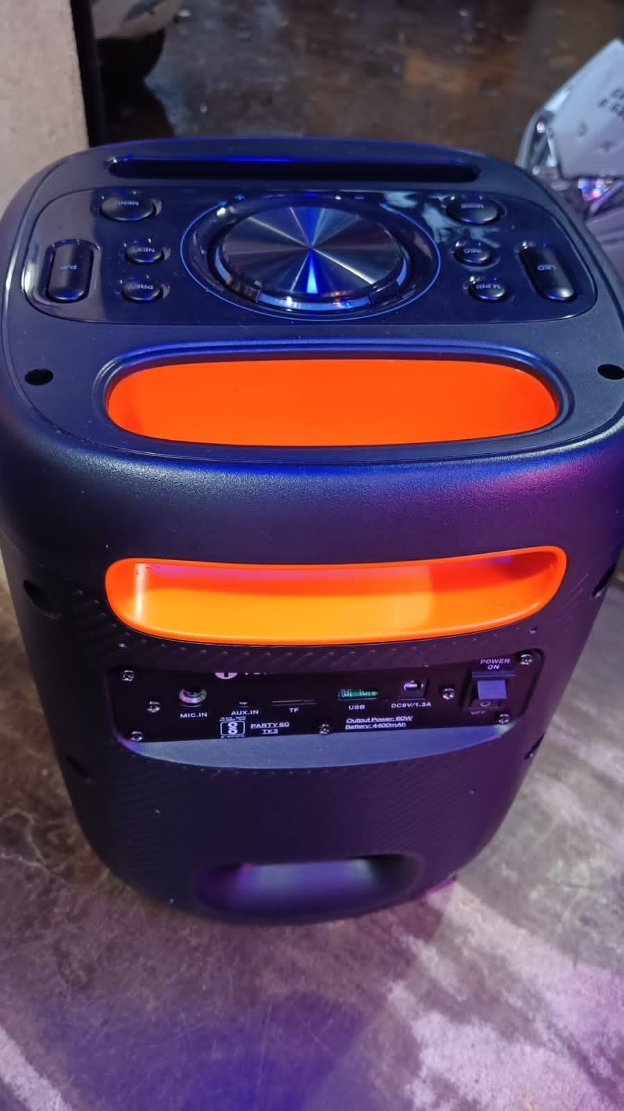 Toreto Party Box 60W Wireless Portable Party Speaker with Bluetooth 5 ...