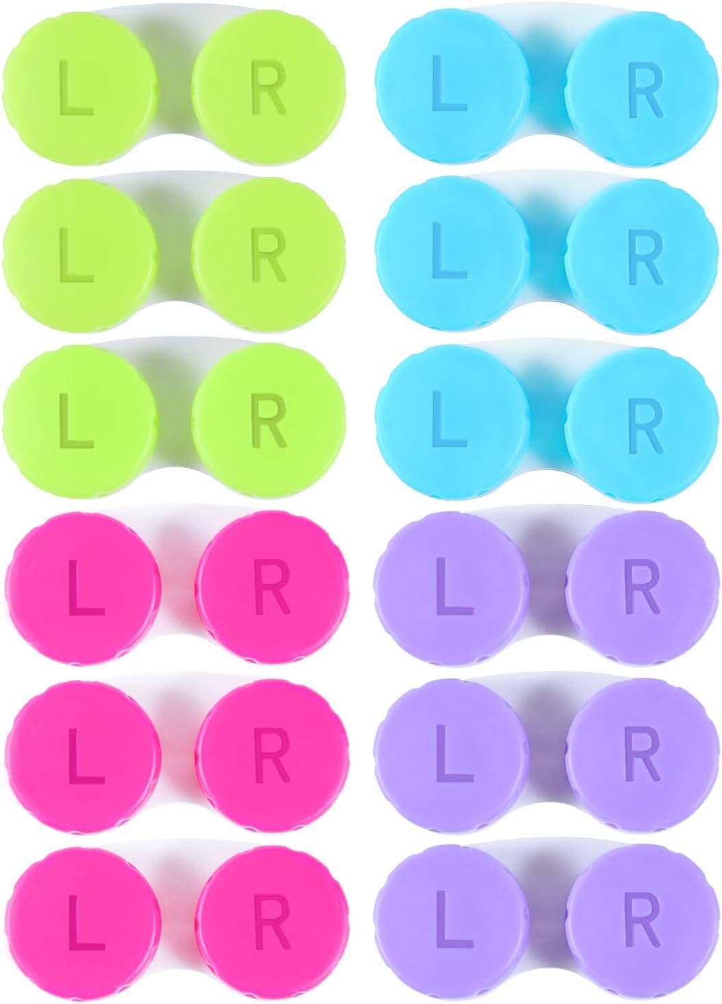 Amazon.com: Aoutrow 16 Pack Contact Lens Case Box, Mini Contact Lens ...