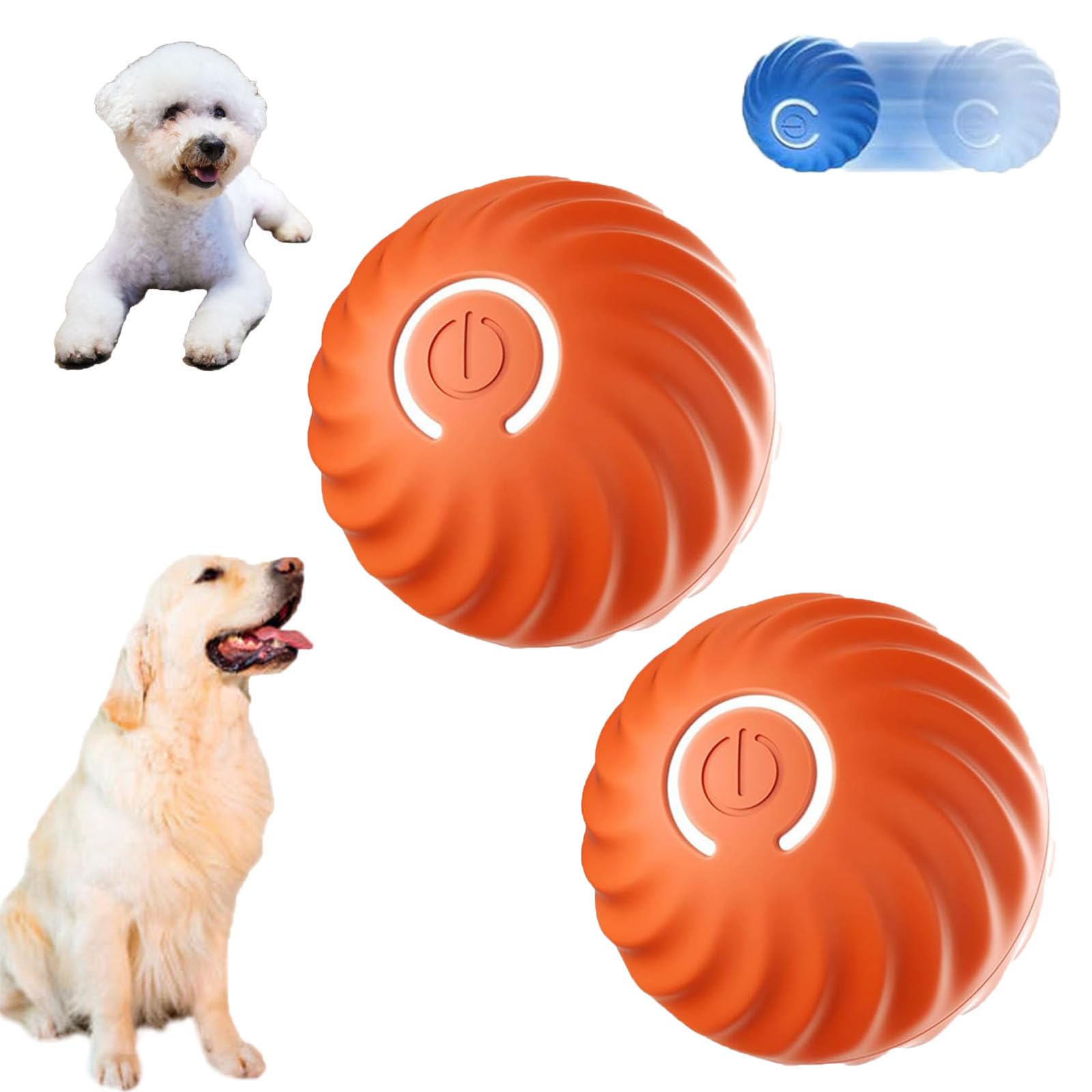 Amazon.com : Self Moving Balls For Dogs, Self Bouncing Ball For Dogs ...