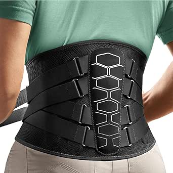 Amazon.com: Upgraded Bionic Back Brace for Lower Back Pain Women & Men ...