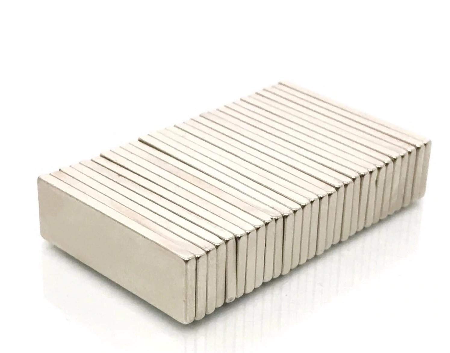 daw21onlineshop Neodymium Magnet N50 30x10x2mm Cuboid Block 1 Very ...
