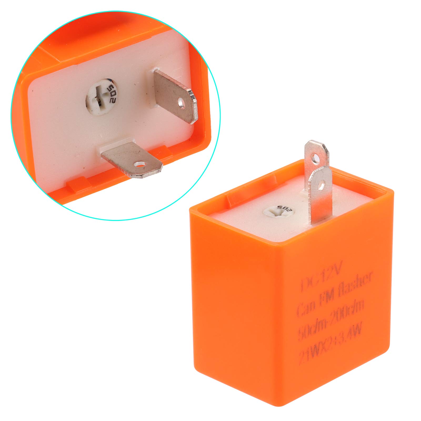 Snapklik.com : 2Pin Flasher Relay Speed Adjustable 12V Motorcycle ...