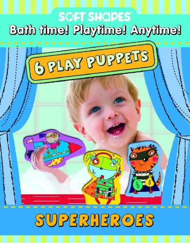 Amazon.com: Soft Shapes Play Puppets Superheroes (6 Foam Play Puppets ...