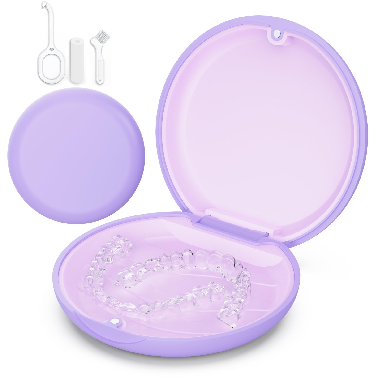 Amazon.com : VCAREU Retainer Case, Slim Aligner Case Compatible with ...