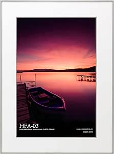 Amazon | ハクバ HAKUBA 額縁 アルミ HFA-03 A3ノビ アクリル板 シルバー HFA-03SV-A3N | 額縁・パネル 通販