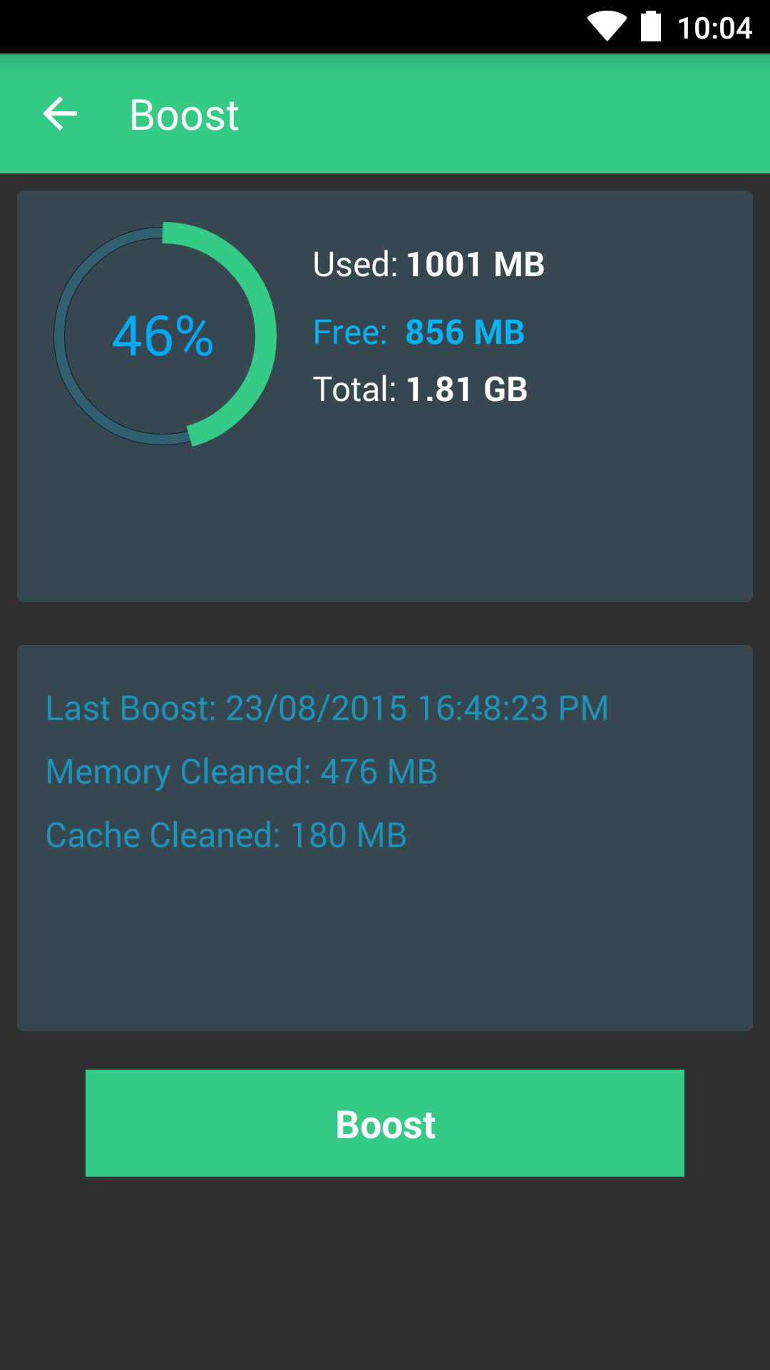 Clean Ram Booster - App on the Amazon Appstore