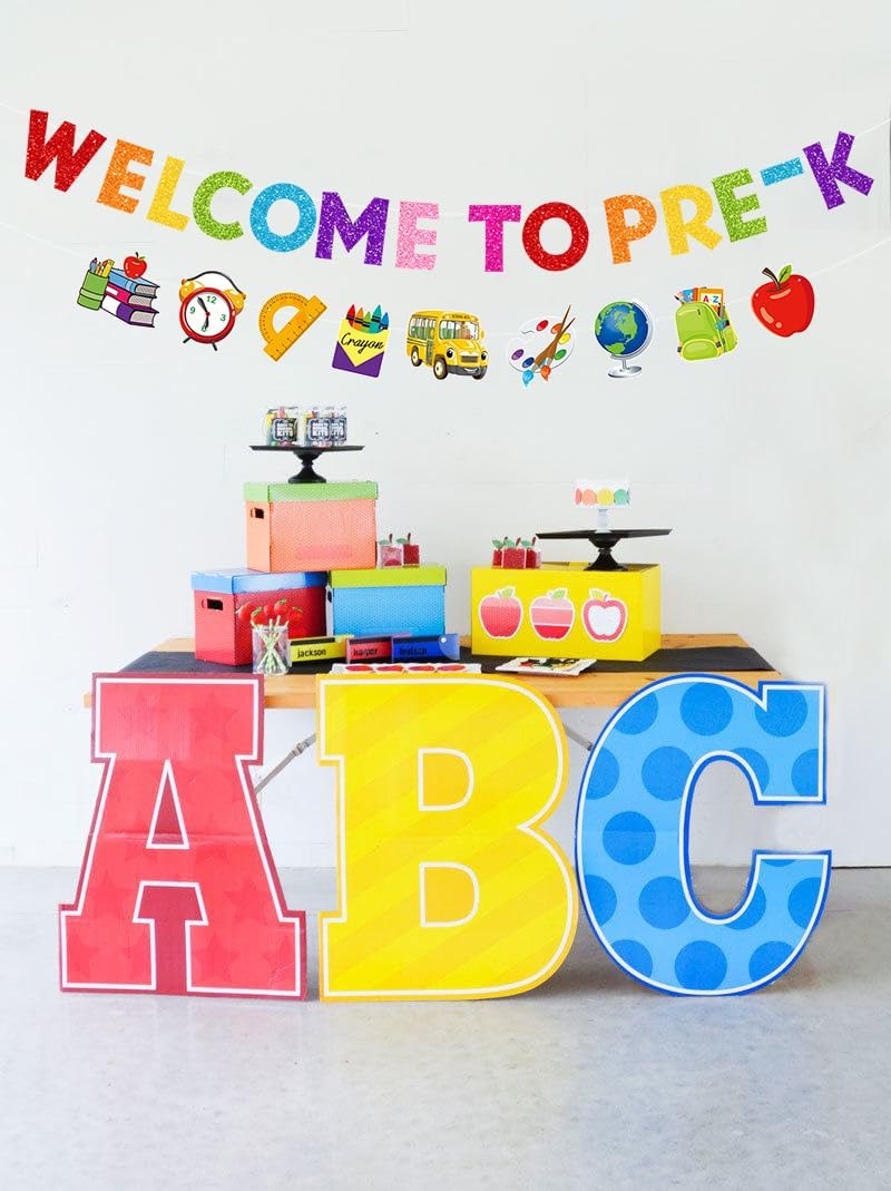 Welcome to PRE-K Banner - Back to School Decorations Philippines | Ubuy