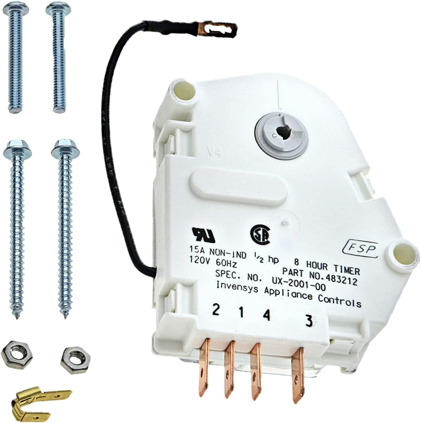 Amazon.com: Eopzol W10822278 Refrigerator Defrost Timer for Whirlpool ...