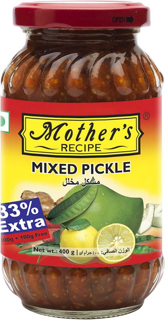 Amazon.com : Sarsons Mixed Pickle 460g (Pack of 1) : Gourmet Food ...