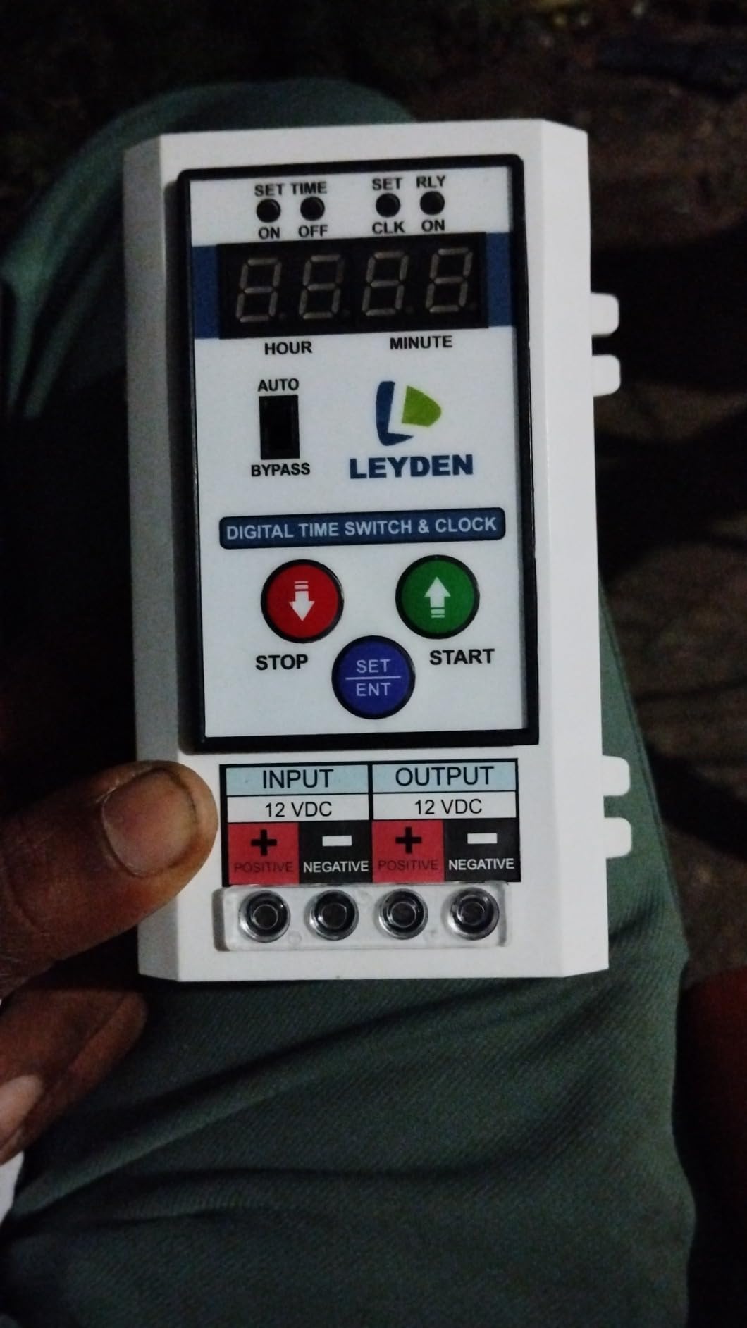 LEYDEN® 12 Volt DC, 15A, TM-CLK-12VDC 24 Hour Real Clock Timer Switch ...