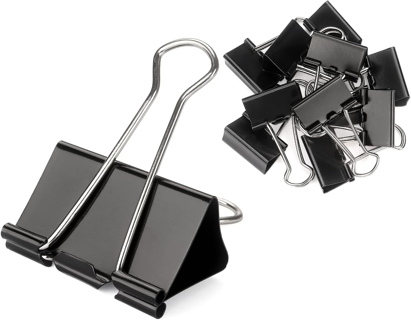 Amazon.com : Binder Clips Paper Clamp for Paper-130 Pcs Clips Paper ...