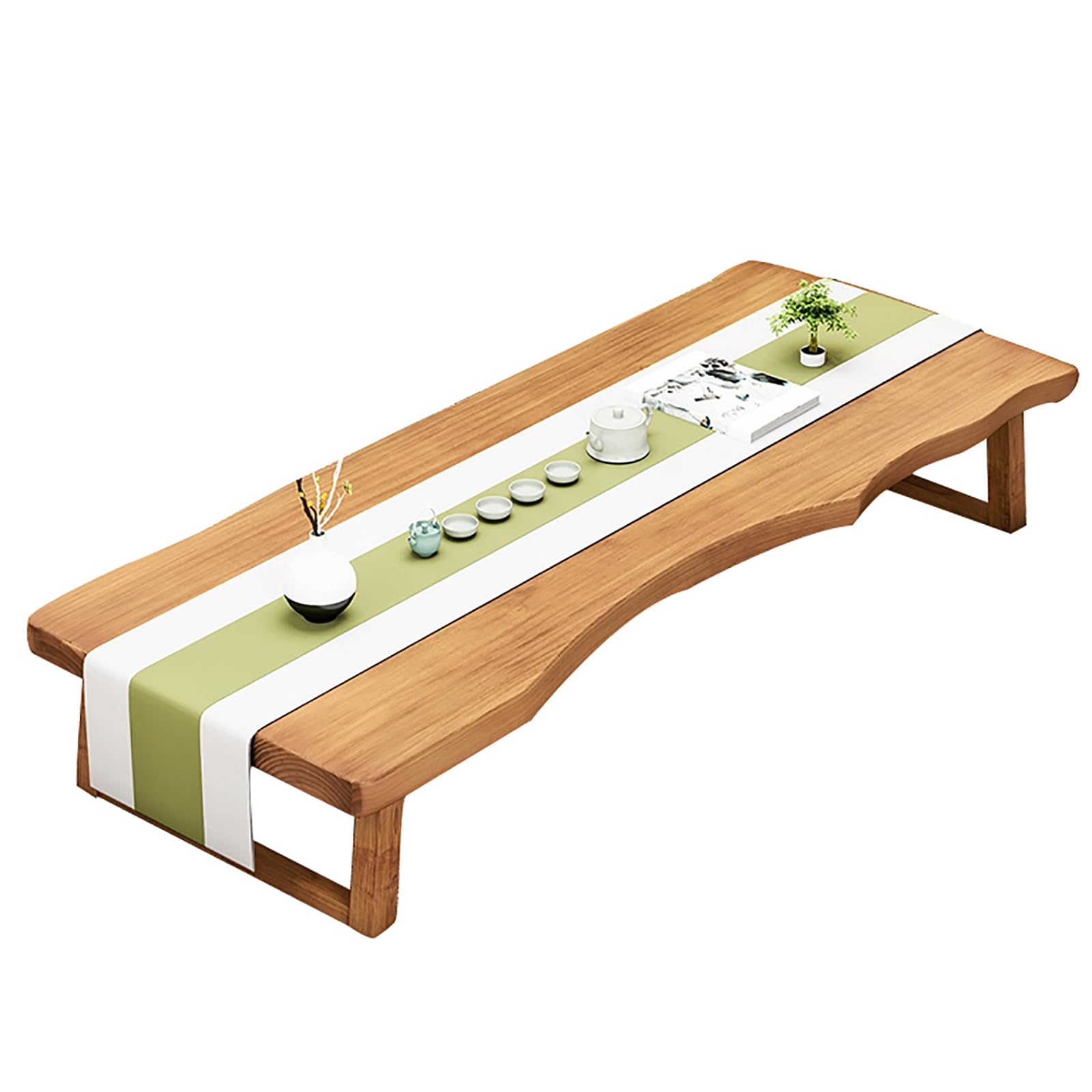 Amazon.com: Japanese Floor Table,Solid Wood Low Table for Sitting On ...