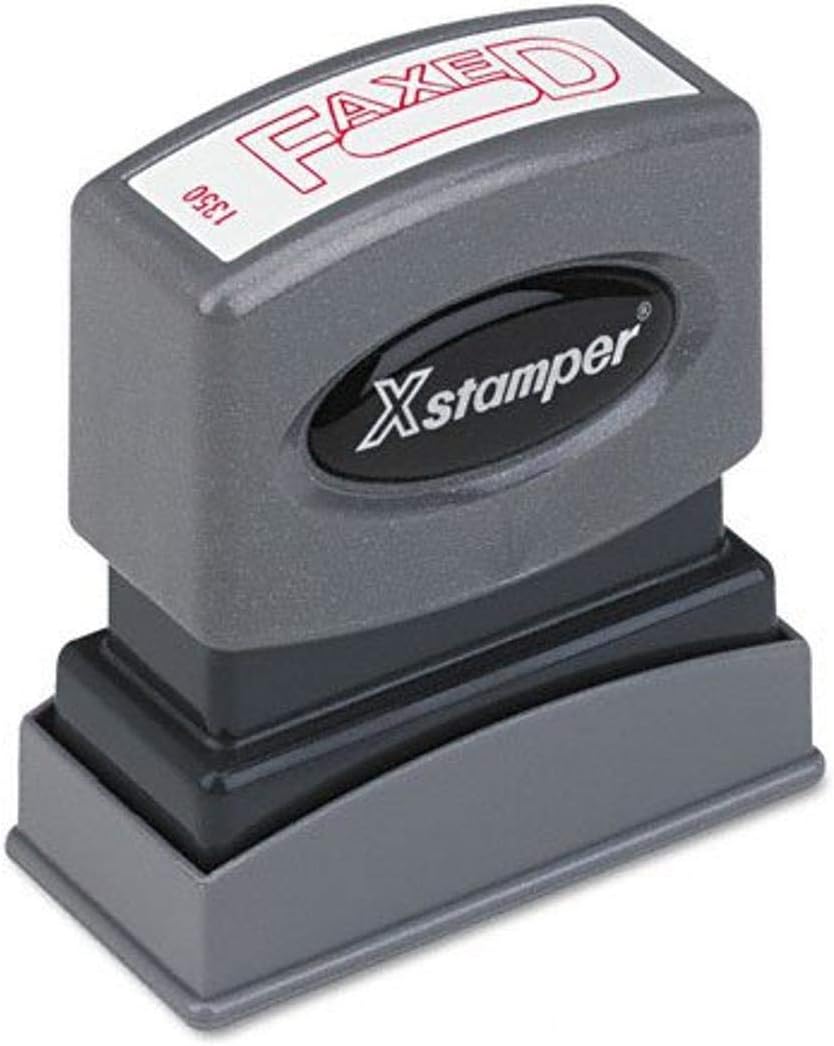 Amazon.com : Xstamper(R) One-Color Title Stamp, Pre-Inked, "First Class ...