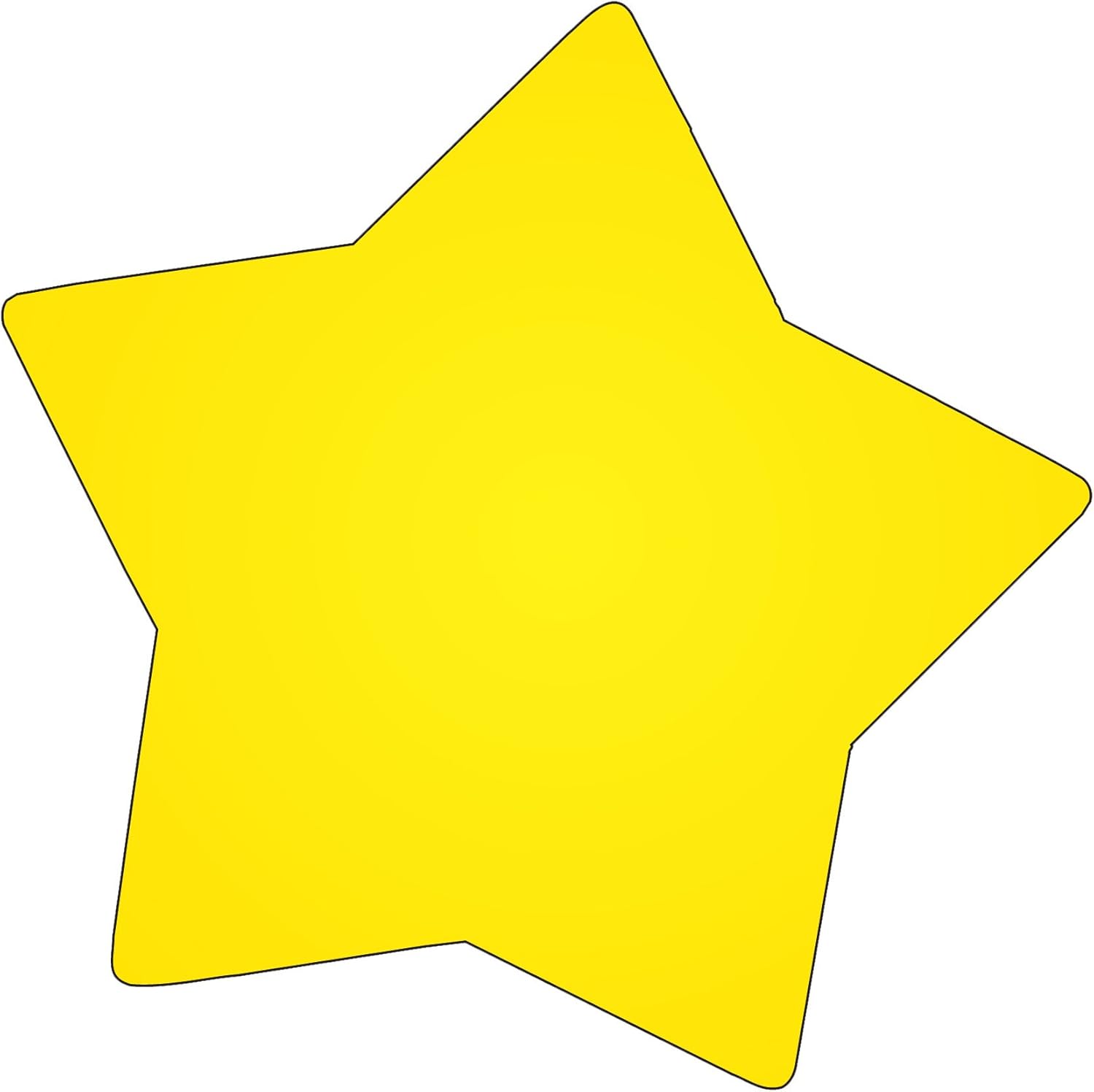 Amazon.com : SHAPES ETC. Star Large Notepad, 5" x 7", 50 Sheets in a ...